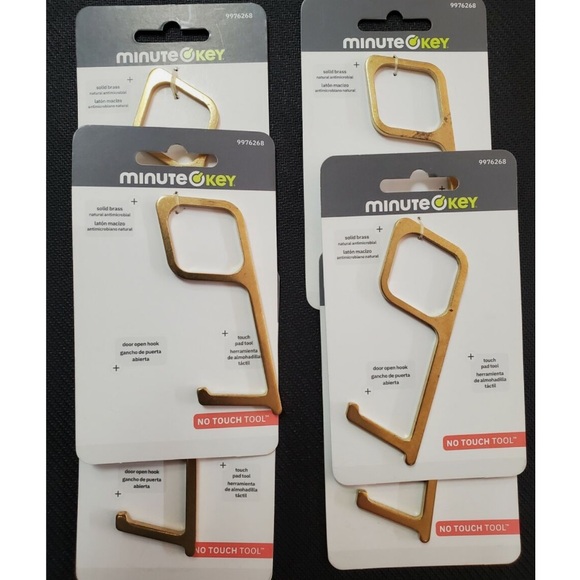 hillman | Other | 42 6 Minutekey No Touch Tool Keychain Gold Metal ...